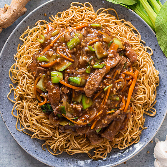 NOUILLES YAOMY SAUTEES AU BŒUF – Yaomy